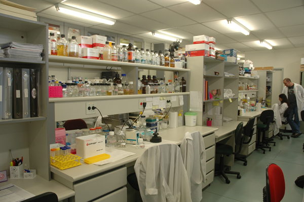 Laboratórios de Pesquisa - Departamento de Microbiologia